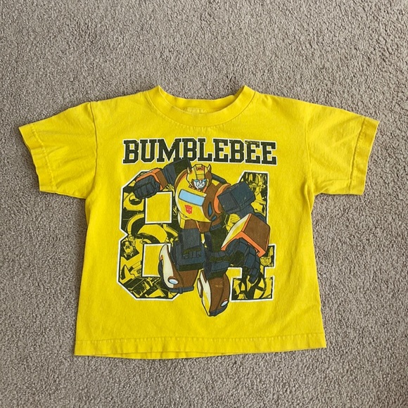 Shirts & Tops | Transformers Bumblebee Kids Short Sleeve Tee Shirt ...